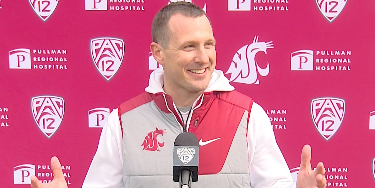 Jake Dickert opens WSU spring football with new twist