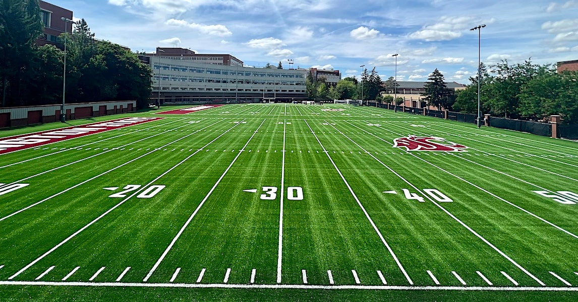 New Rogers Field turf installed at WSU, plus a change of direction