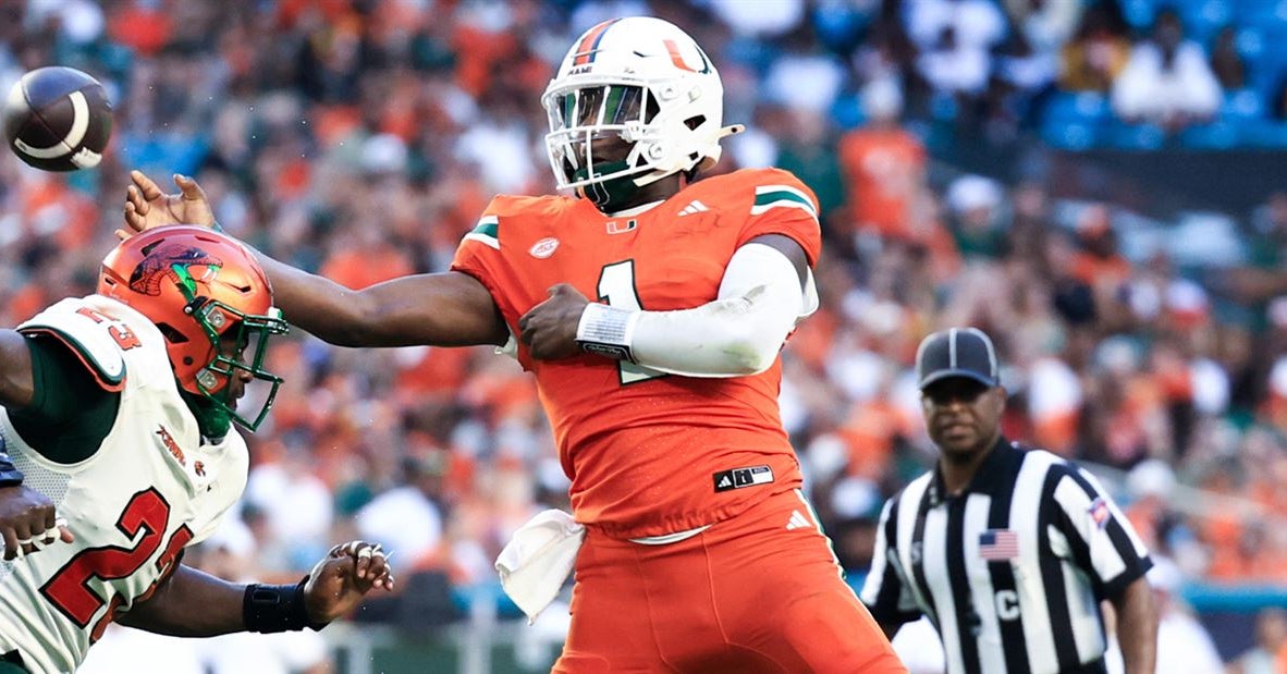 QB Cam Ward is the best quarterback in the country at this midway point ...