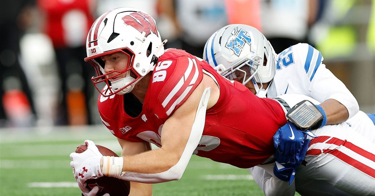 Tight end Lance Mason's 'perfect fit' with Wisconsin yielding early returns