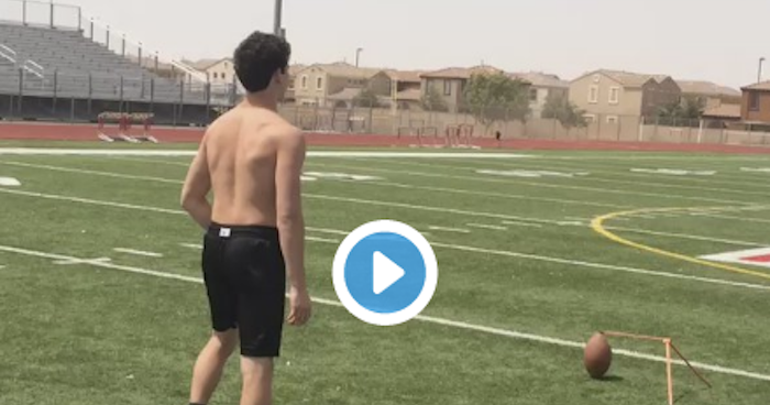 Watch: Prep kicker Brandon Ruiz boots 76-yard field goal