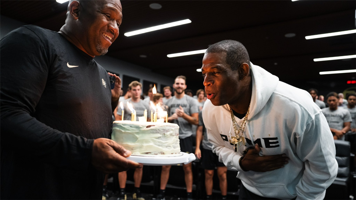 WATCH: Coach Prime celebrates his birthday as Buffs players impersonate ...