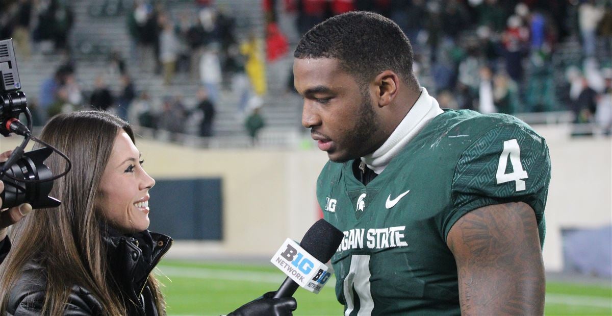 Jacoby Windmon becomes MSU's first three-time Big Ten Defensive Player ...