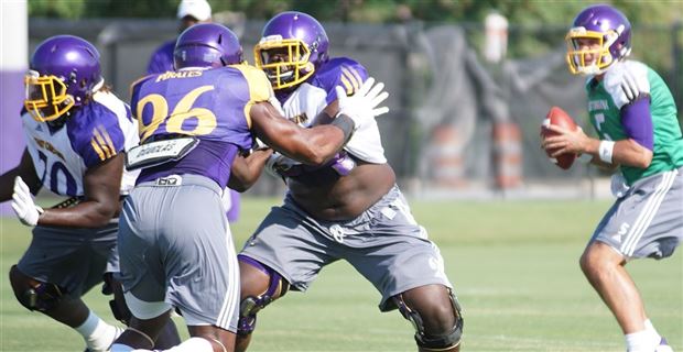 Young linemen impressing on left side of Pirates' line