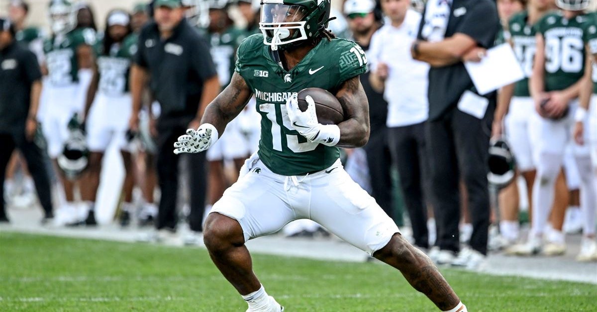 Michigan State football midseason offensive snap counts, PFF grades