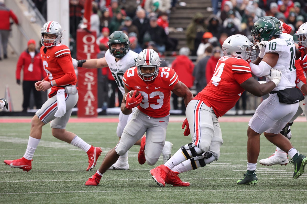 Sights and Sounds: Buckeyes celebrate seniors, then destroy Michigan ...
