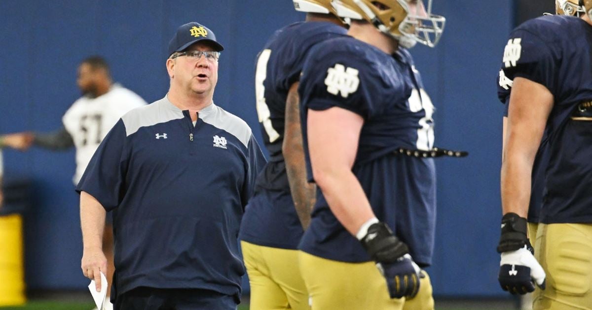 Determining Offensive Tackles Guards And Centers At Notre Dame
