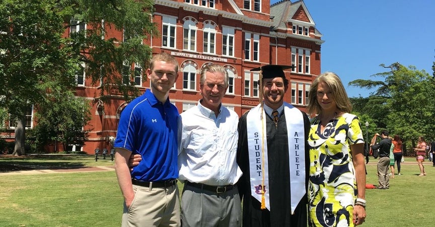 Tuberville family celebrates Tucker's graduation