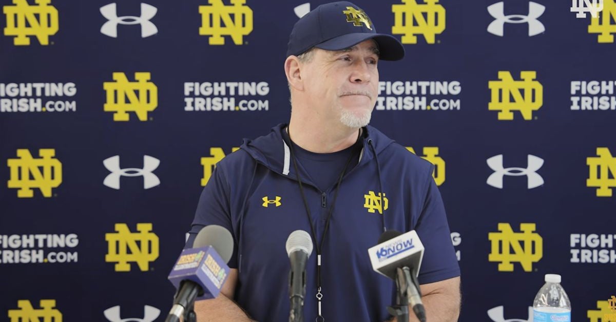 Everything Notre Dame Defensive Line Coach Charlie Partridge Said on ...