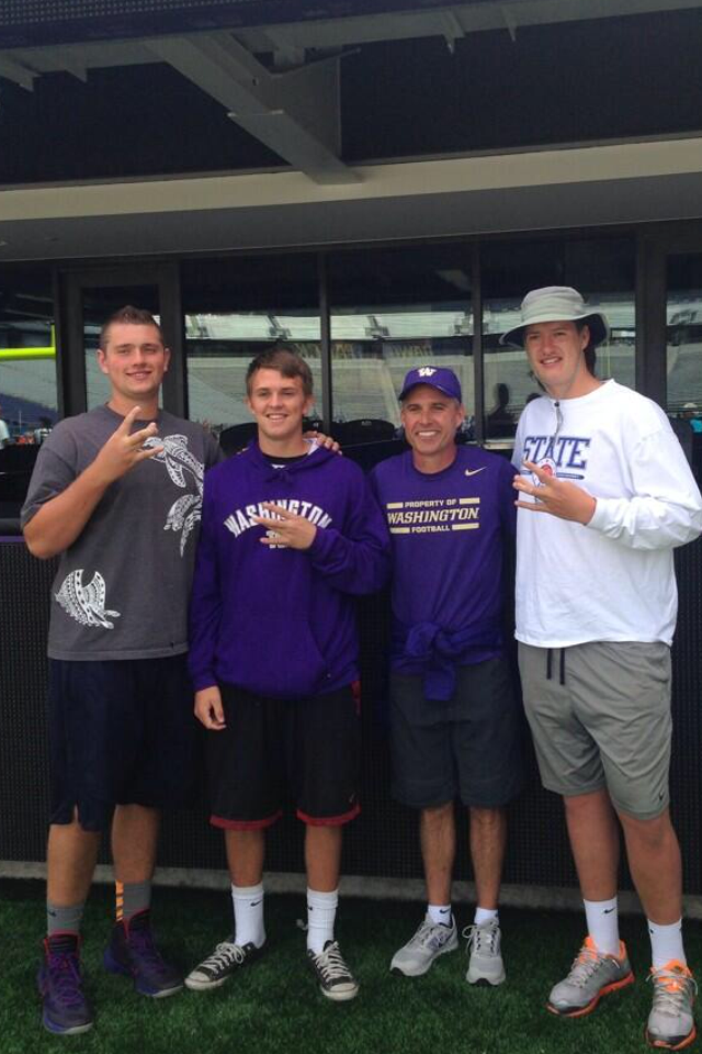 PIC: The Quarterback and His Protectors