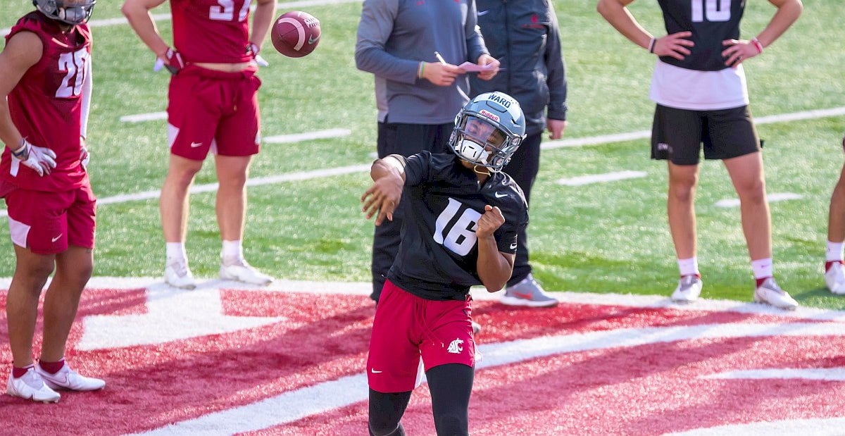 WSU football: Nick Rolovich impressed by QB Xavier Ward’s arm
