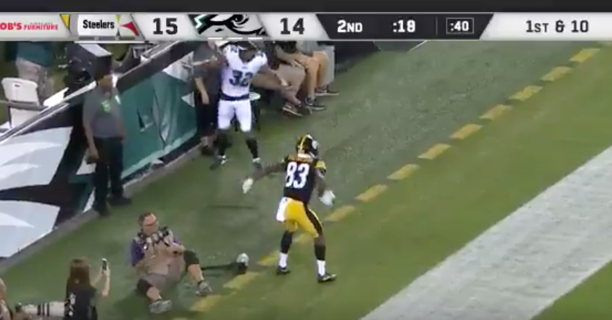 Check out Damoun Patterson's awesome TD celebration