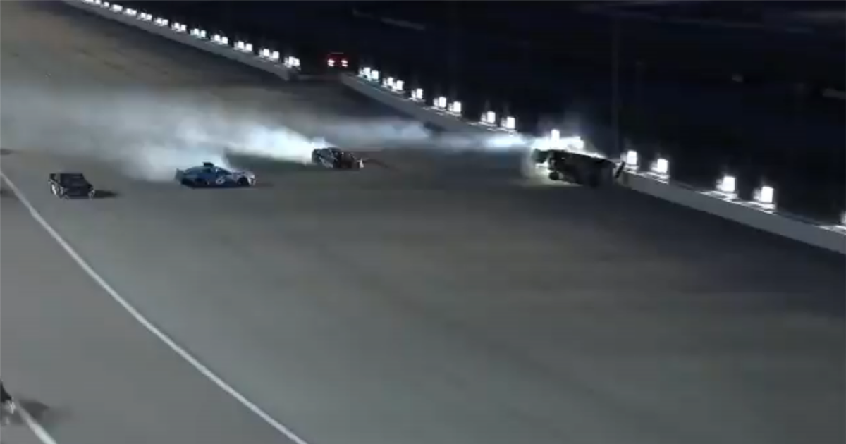 Ryan Preece almost flips over in brutal wreck at Kansas