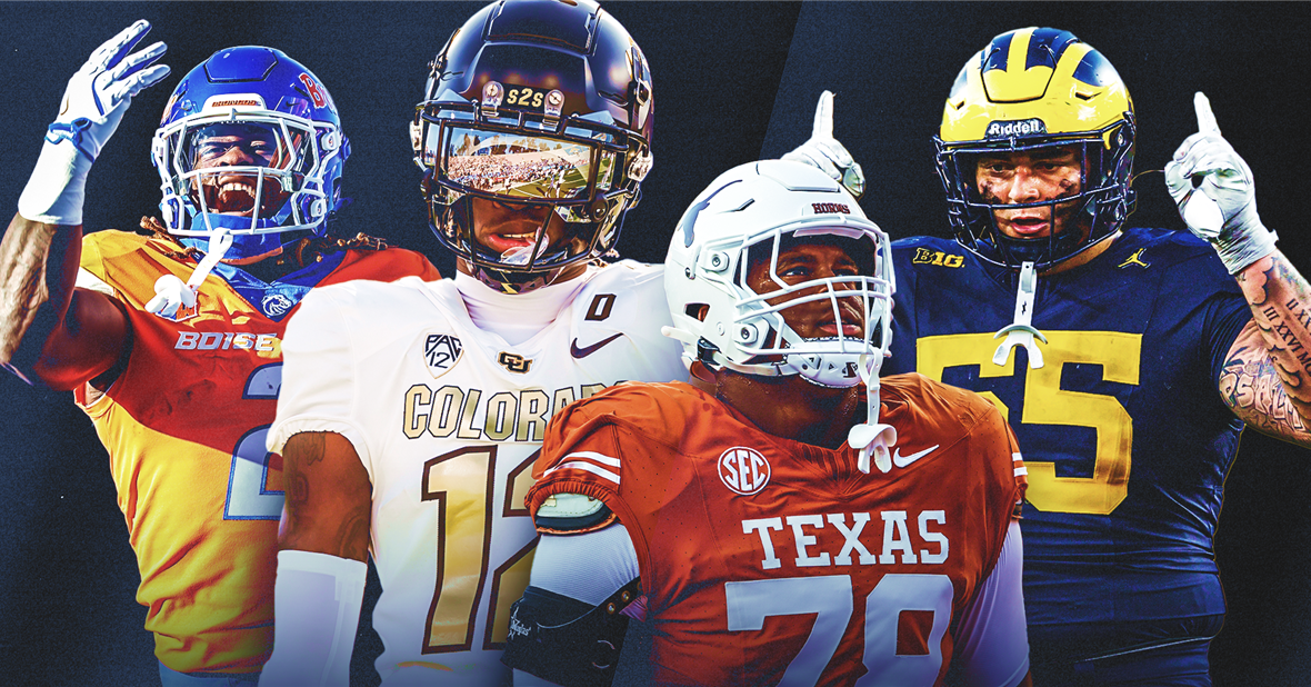 Drafting the 32 best college football players midway through the 2024 ...