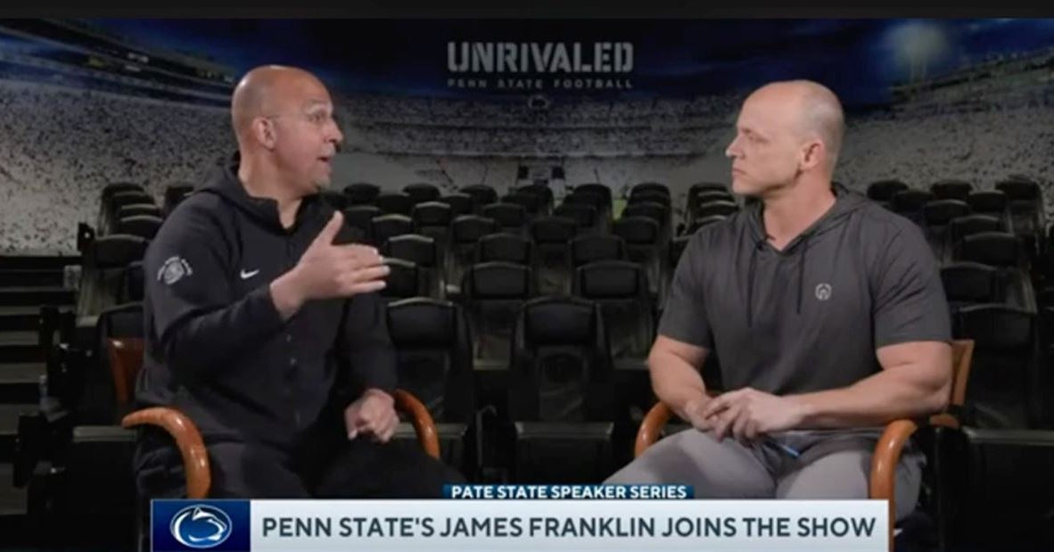 WATCH: 247Sports' Josh Pate meets with James Franklin and others during ...