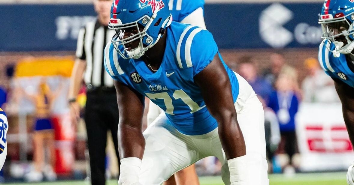 Ole Miss’ Jayden Williams draws nation’s top Week 1 offensive lineman grade