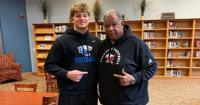 Lexington Christian tight end Conrad Hart enjoys visit to U of L