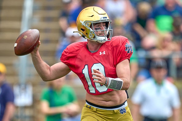 Notre Dame QB Tyler Buchner likely out for season, Drew Pyne named starter