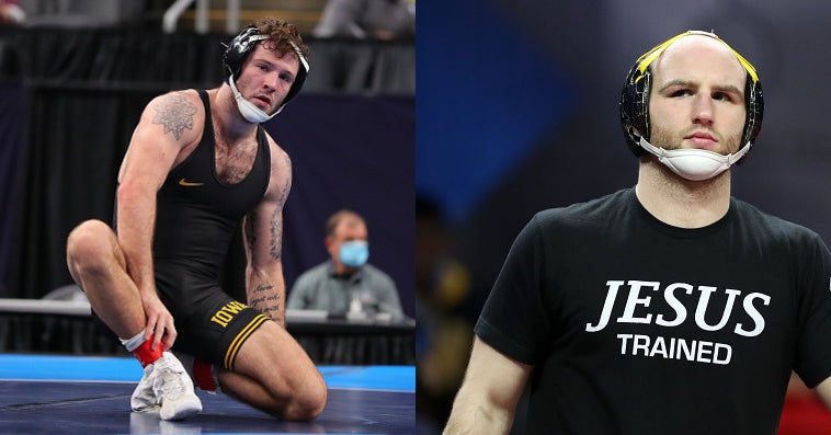 Alex Marinelli, Jaydin Eierman announce return to Iowa wrestling for ...
