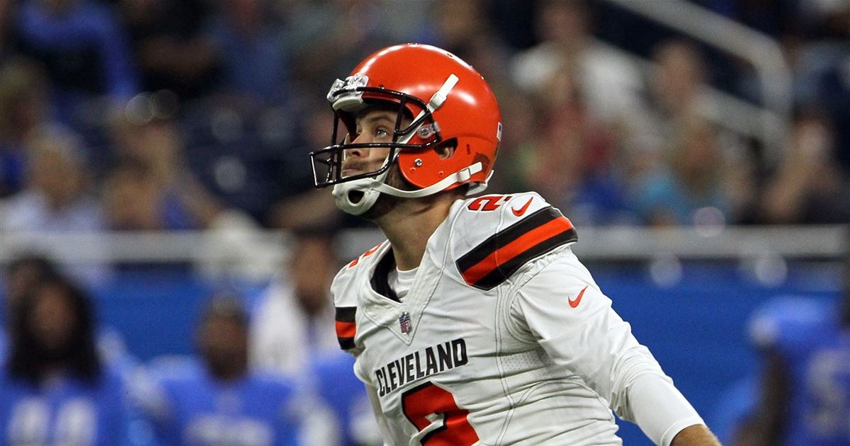 Report: Zane Gonzalez was dealing with groin injury