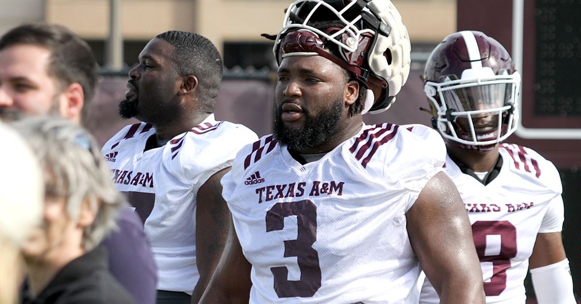 Texas A&M DT McKinney Jackson talks about improving the Aggie run defense