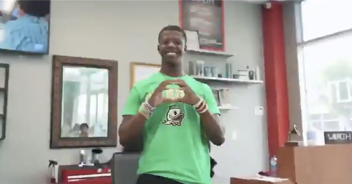 Watch: Four-star CB Jaylin Davies' Oregon commitment video