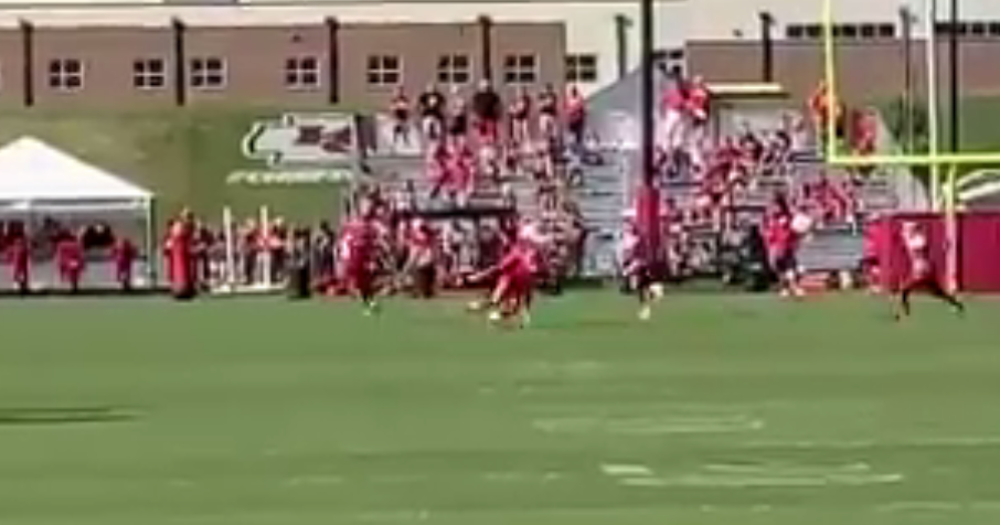 Report: Tyreek Hill suffers bruised quad after training camp hit