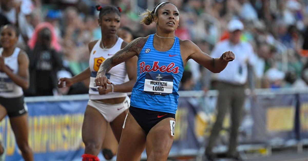 Ole Miss sprinter McKenzie Long named USA Track & Field's Athlete of ...