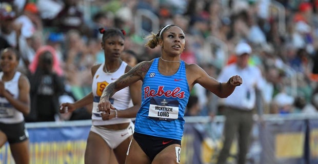 Ole Miss sprinter McKenzie Long named USA Track & Field's Athlete of ...