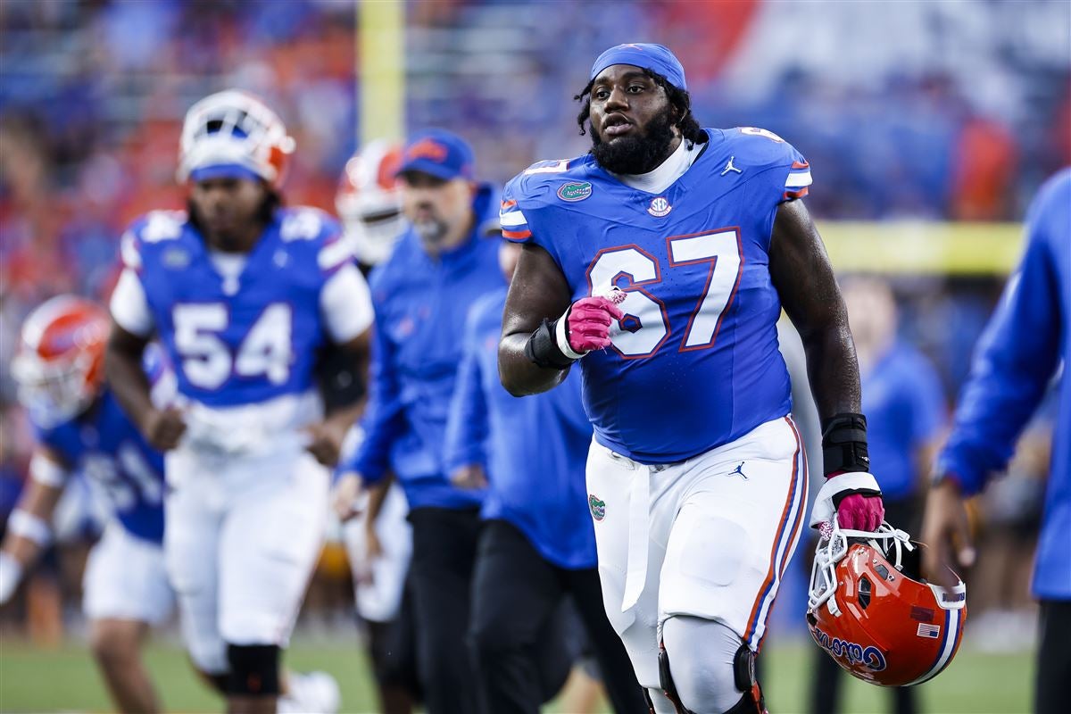 Gators OL Richie Leonard entering transfer portal as grad transfer