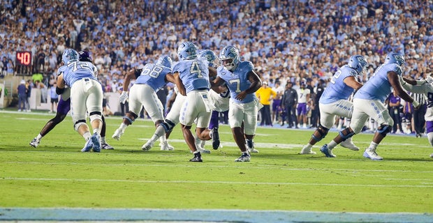 UNC snap counts vs. TCU