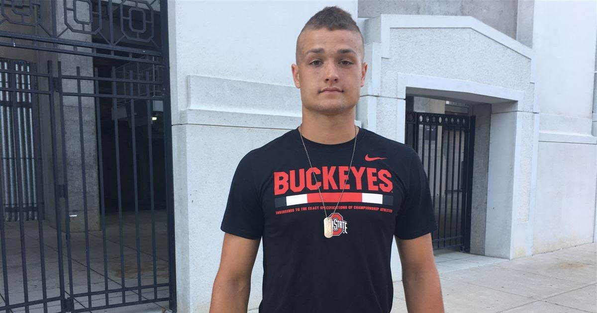 Cade Stover officially a Buckeye - black stripe off