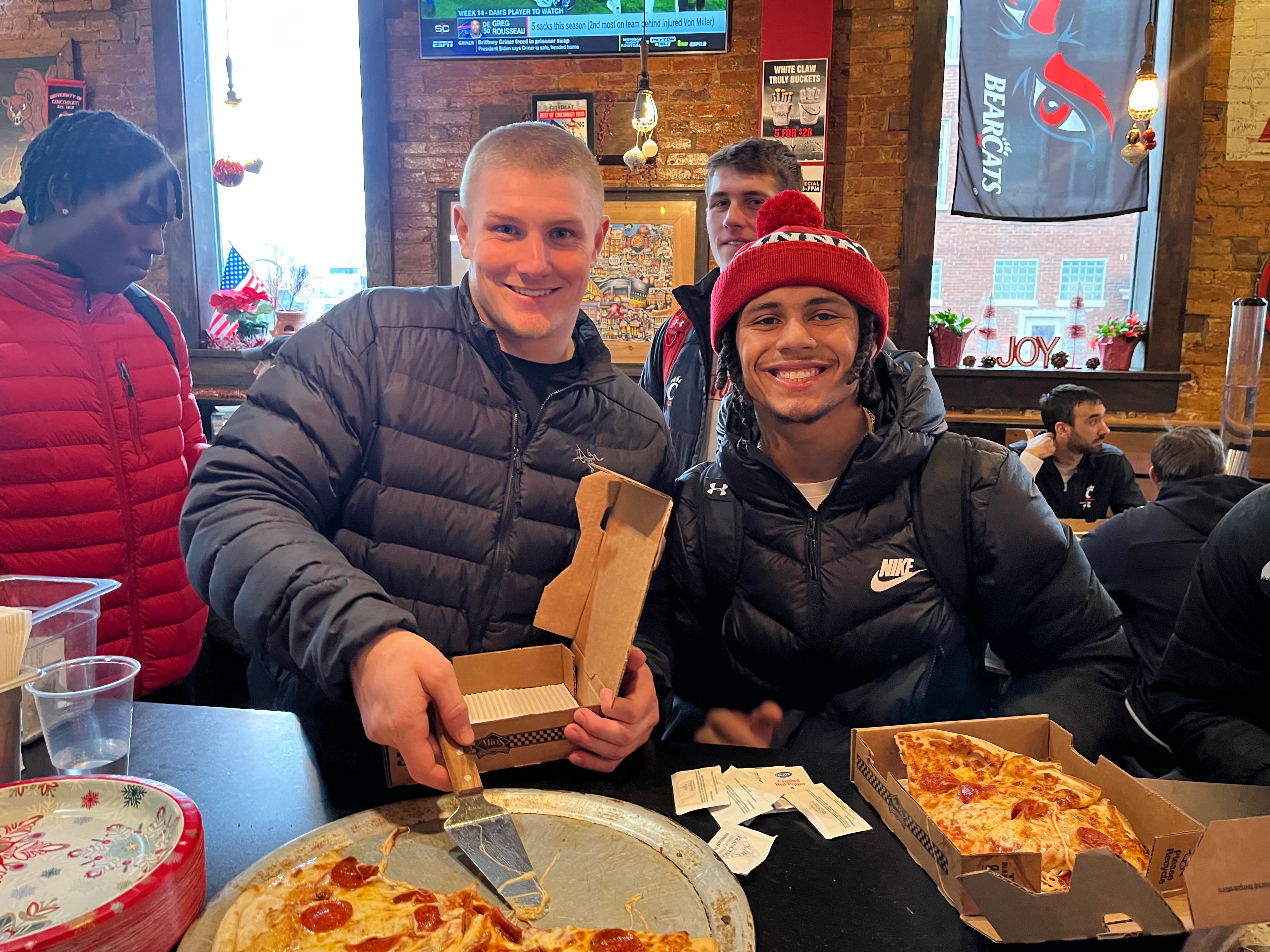 Mio’s feeds football team (pictures attached)