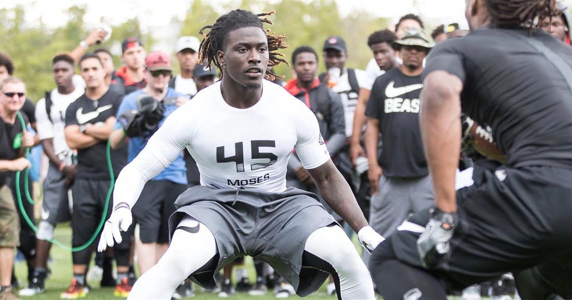 Dylan Moses makes official visit to LSU