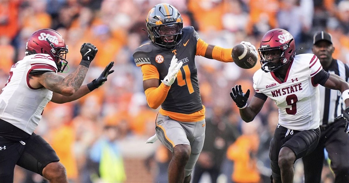 PFF grades, snap counts from Tennessee football's win over New Mexico State