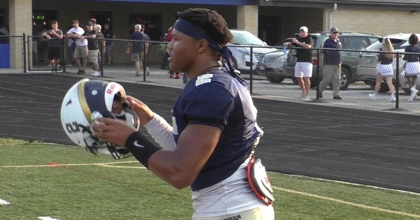 Three-star Michigan State LB commit Devin Hightower in action
