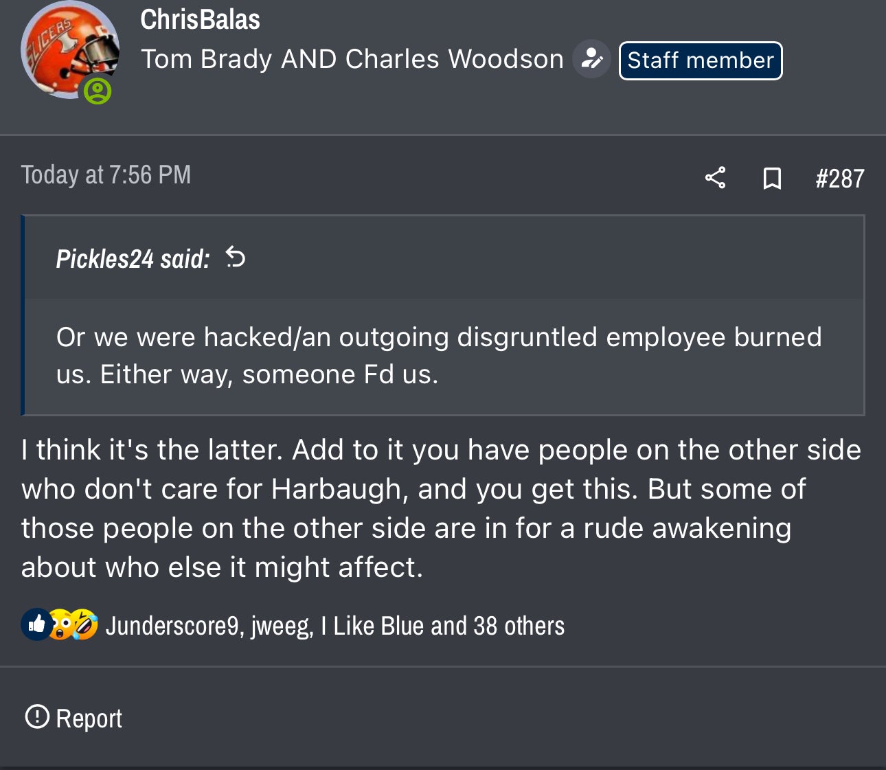From Michigan Insider Chris Balas (Update: 4:50)
