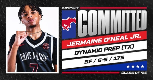 NBA legacy Jermaine O'Neal Jr. commits to SMU on 247Sports YouTube channel