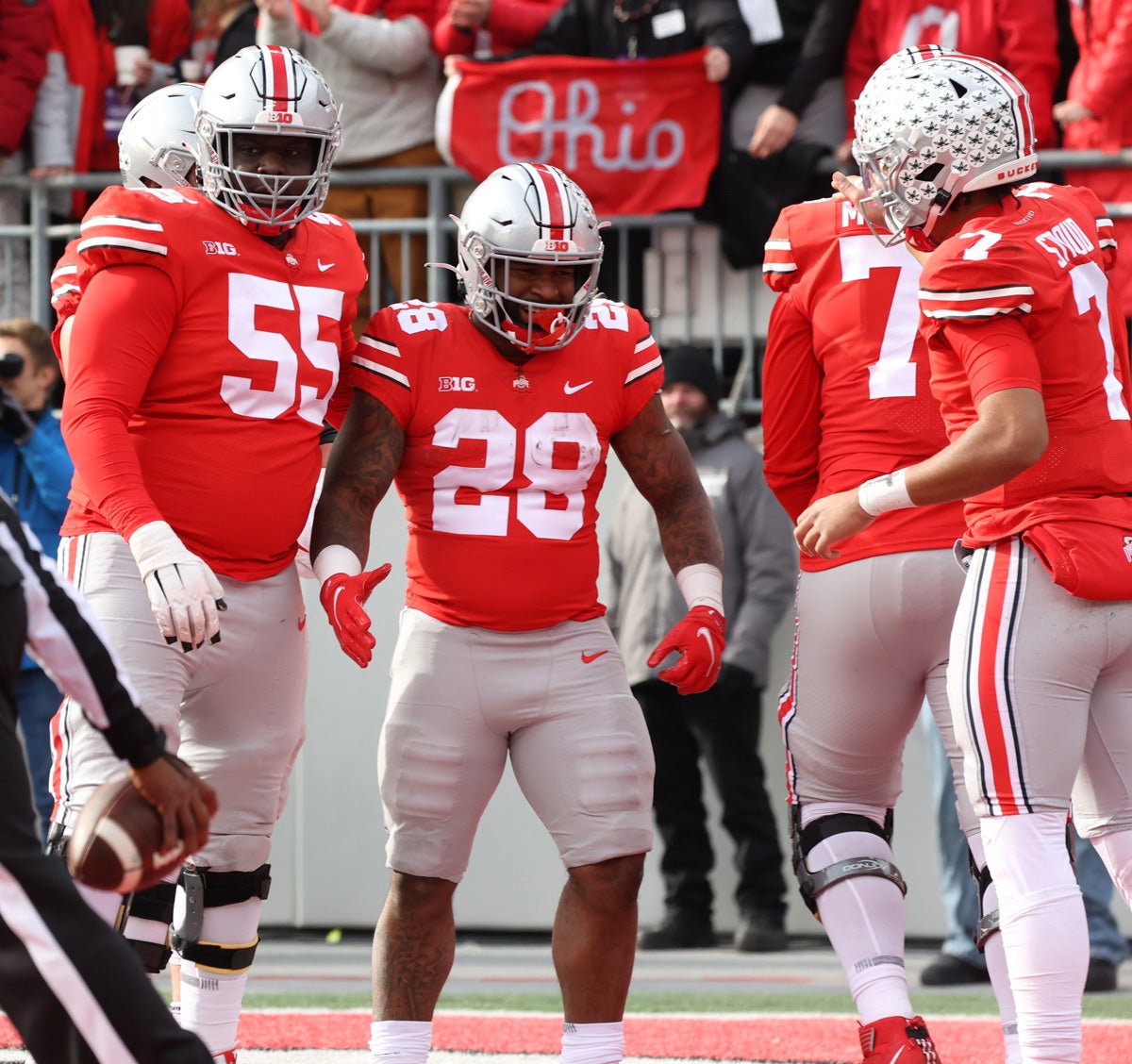 Sights and Sounds: Buckeyes celebrate seniors, then destroy Michigan ...