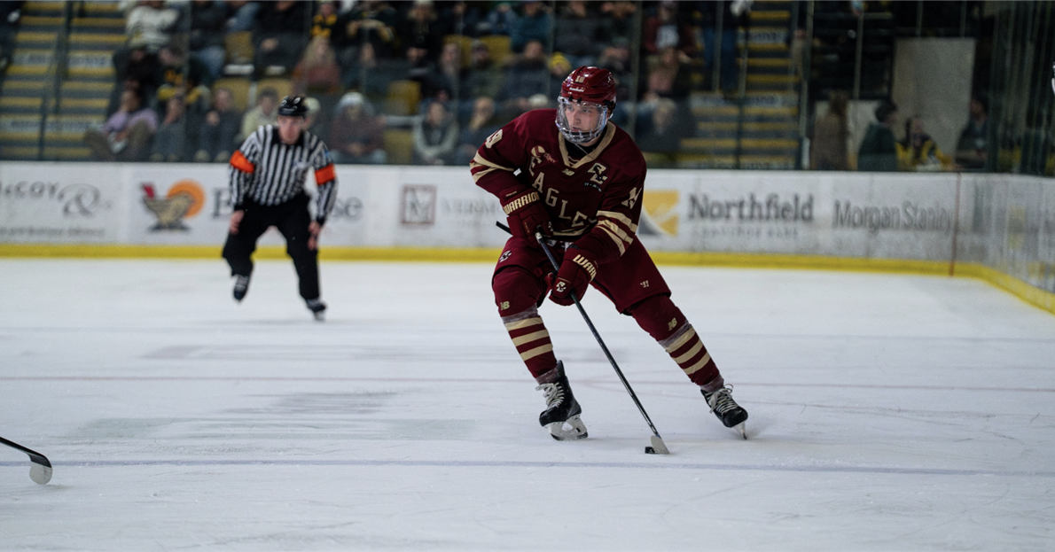 Gasseau Leads BC to Sweep of UVM, Eagles Cruise 4-1