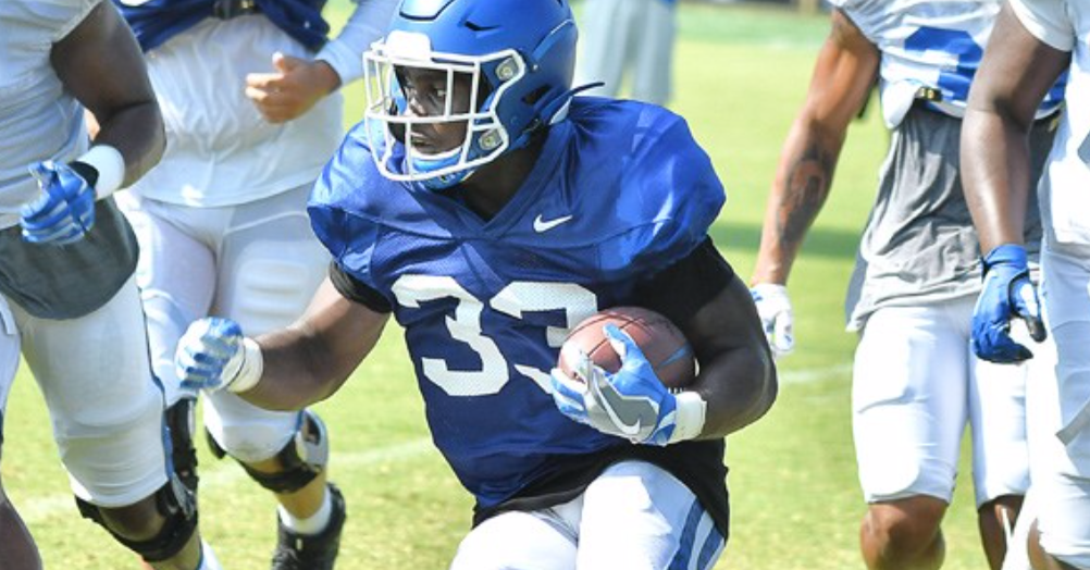 Sophomore running back Travis Tisdale enters the transfer portal
