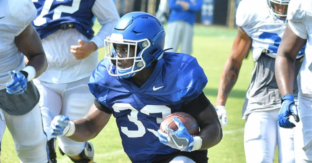Sophomore running back Travis Tisdale enters the transfer portal