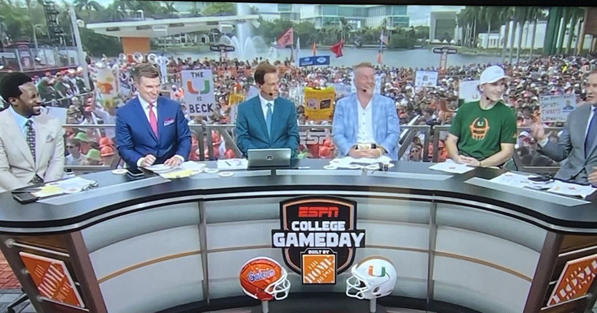 ESPN’s College GameDay Panel discusses No. 4 Miami, the match-up ...