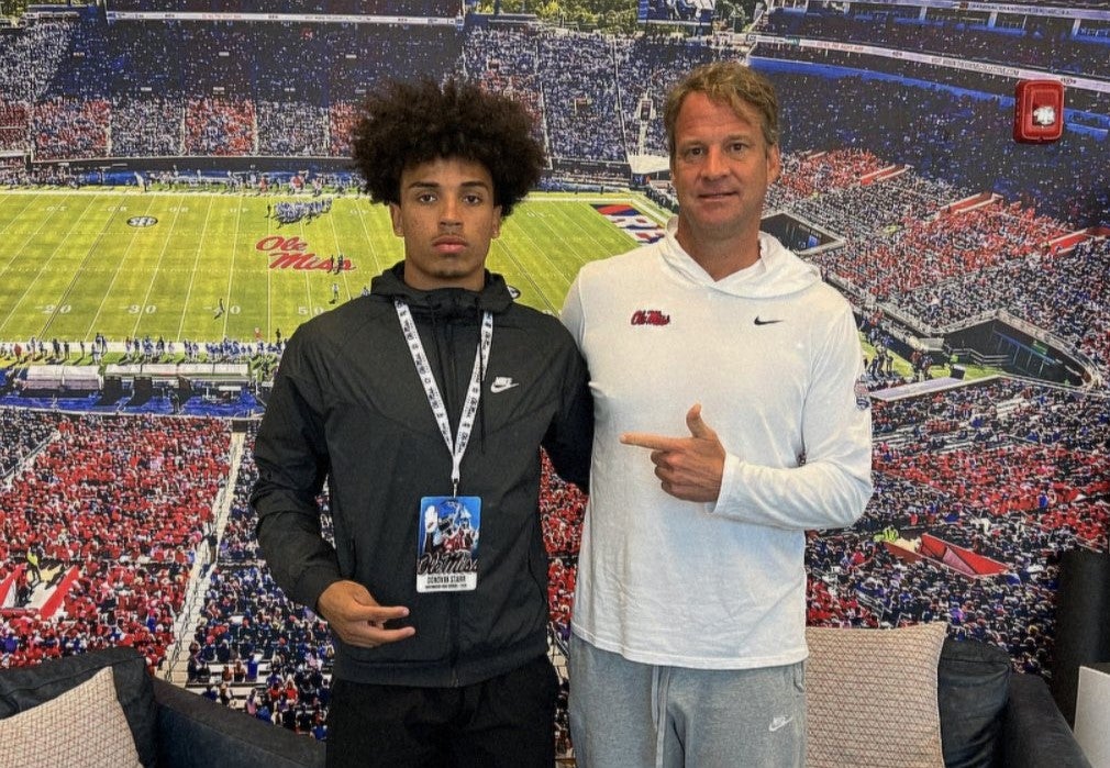 DB Donovan Starr says Ole Miss gained gorund in his recruitment during ...