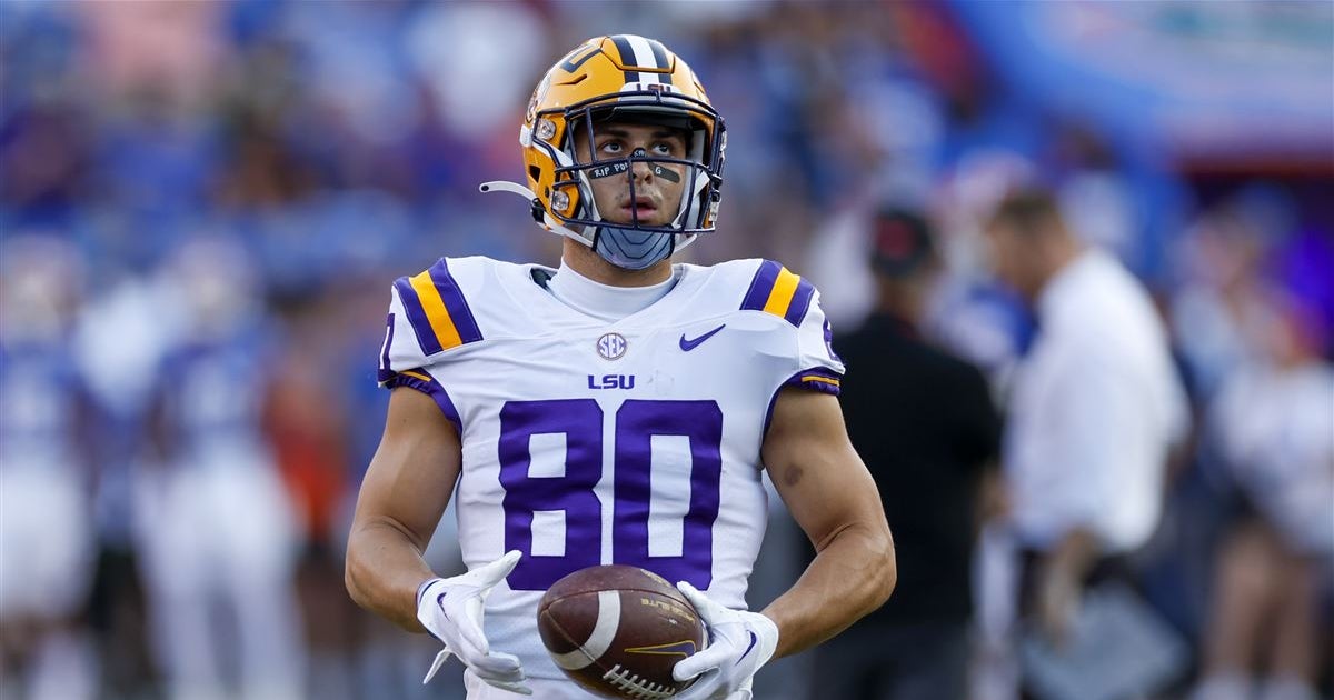 LSU WR Jack Bech entering NCAA transfer portal after two seasons with ...