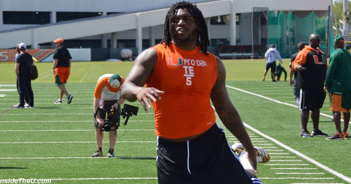 VIDEO: TE Standish Dobard at Miami Pro Day