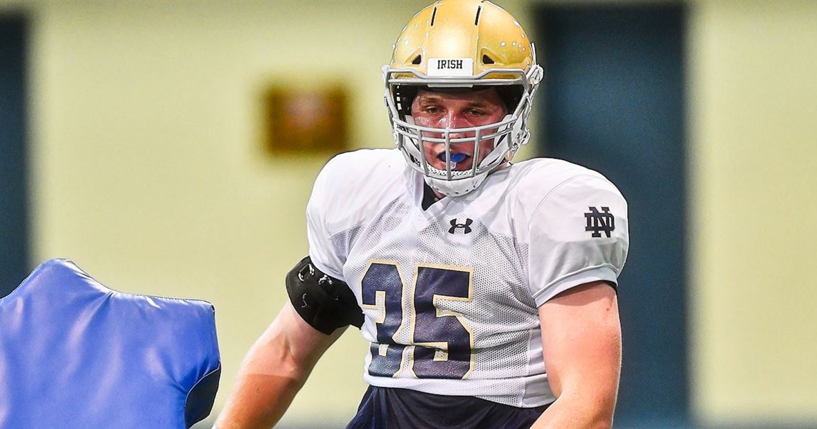 David Adams walks away from Notre Dame football