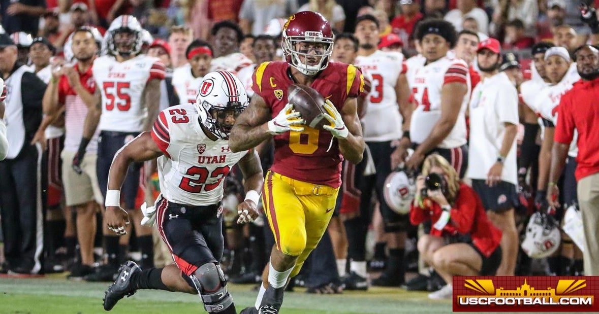 Notre Dame coach Brian Kelly praises USC wideouts