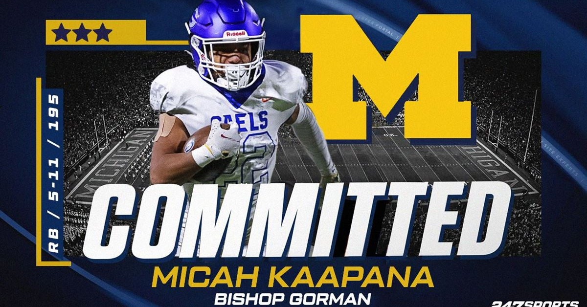 Michigan lands commitment from Las Vegas RB Micah Kaapana