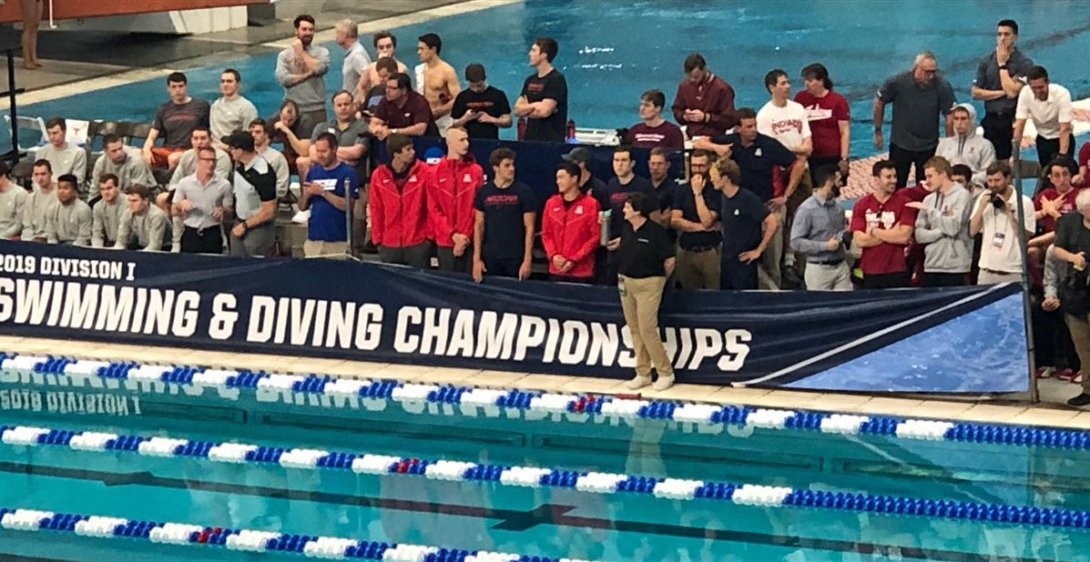 Hoosiers stand fourth after first day of NCAA swim and dive